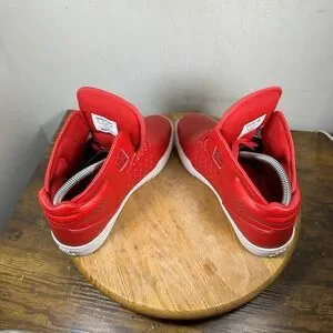 Supra | Shoes | Supra Vaider Mens Red White High Top Skate Shoes ...